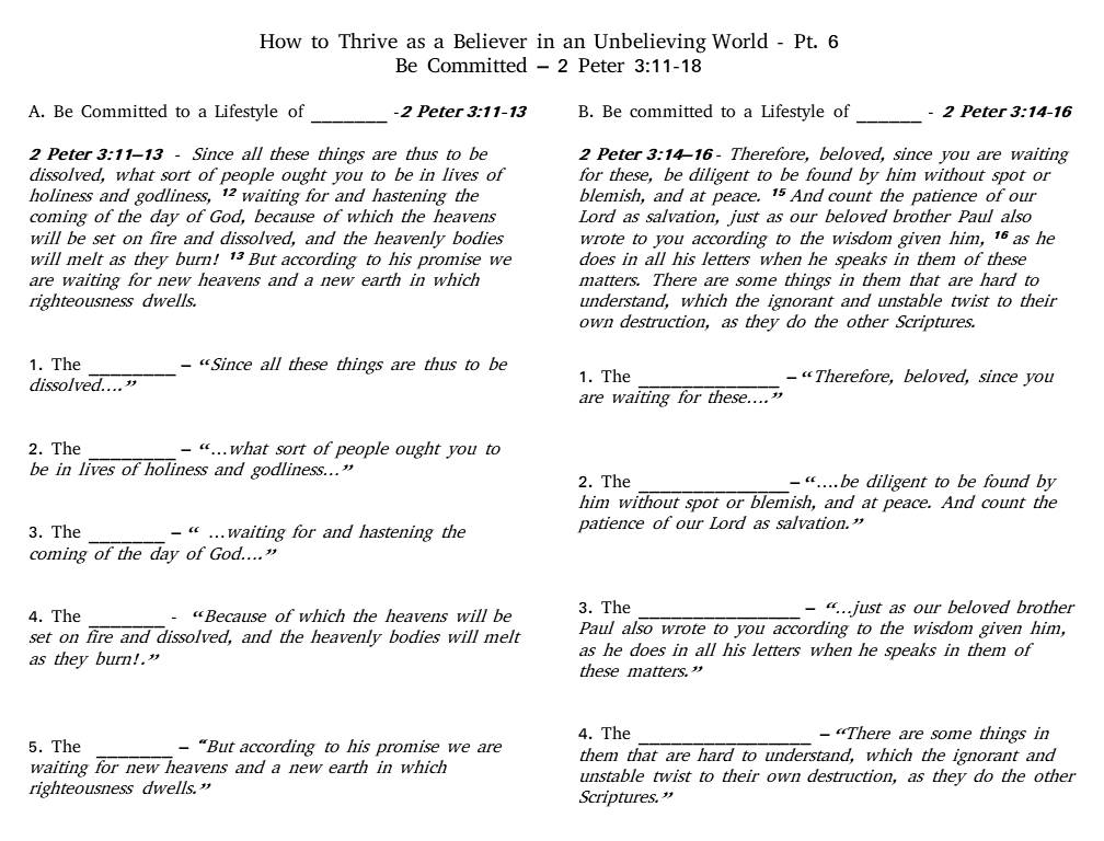 Downloadable outline for tomorrow message at Calvary Chapel.